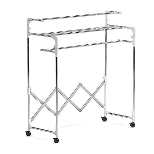 | Simpler | by CVDIRECTO | New Folding Closet, Clothing Organizer, Retractable with Wheels and Brake System. Hang up to 220 Garments.