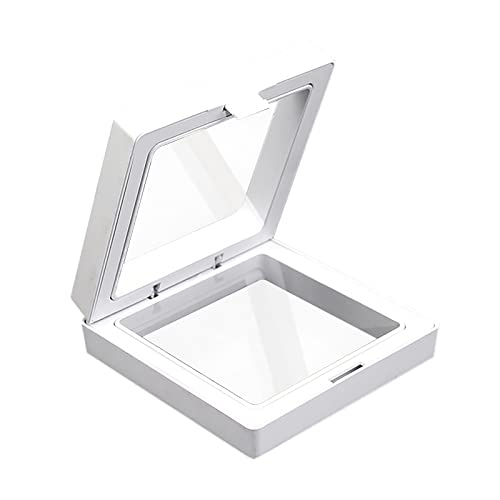 1 Challenge Coin Display Frame, 3D Floating Case M-EDALLION M-edal S-pecimen Small Gift Boxes for (as Show, One Size)