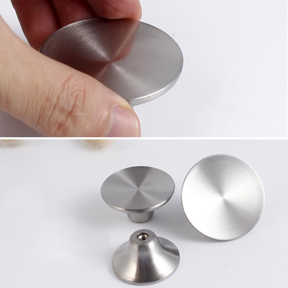 1 Set Silver Dutch Oven Knob Handle, Stainless Steel Pots Replacement Knob Dutch Oven Replacement Knob Compatible with Aldi, Le Creuset, Lodge and other Enameled Cast-Iron Dutch Oven