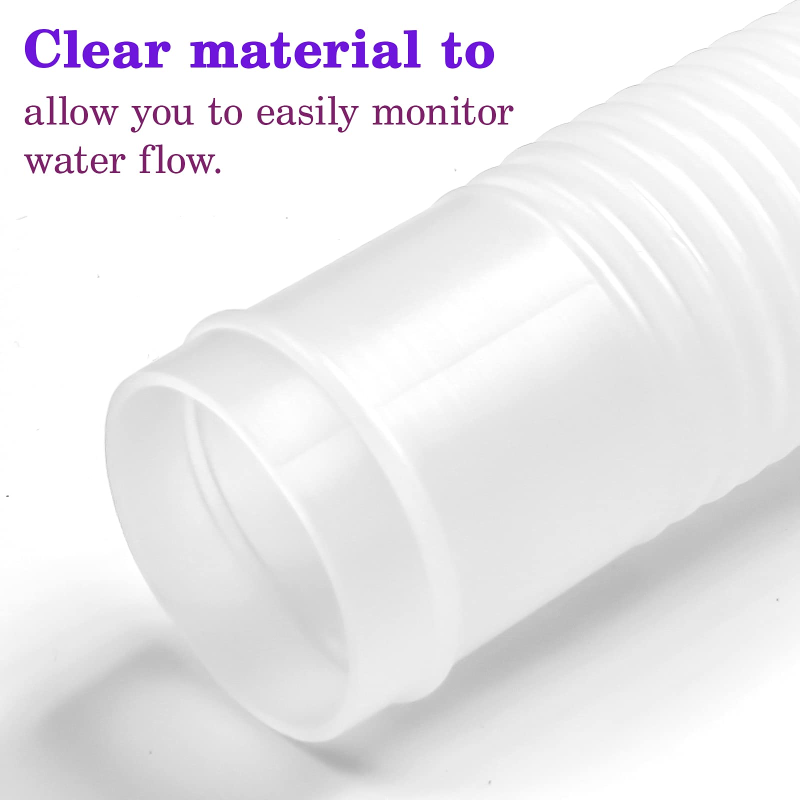 1.5" X 3ft Replacement Pool Skimmer Hose - Pool Hoses for Intex Above Ground Pools,Part NO.10531 & 25016