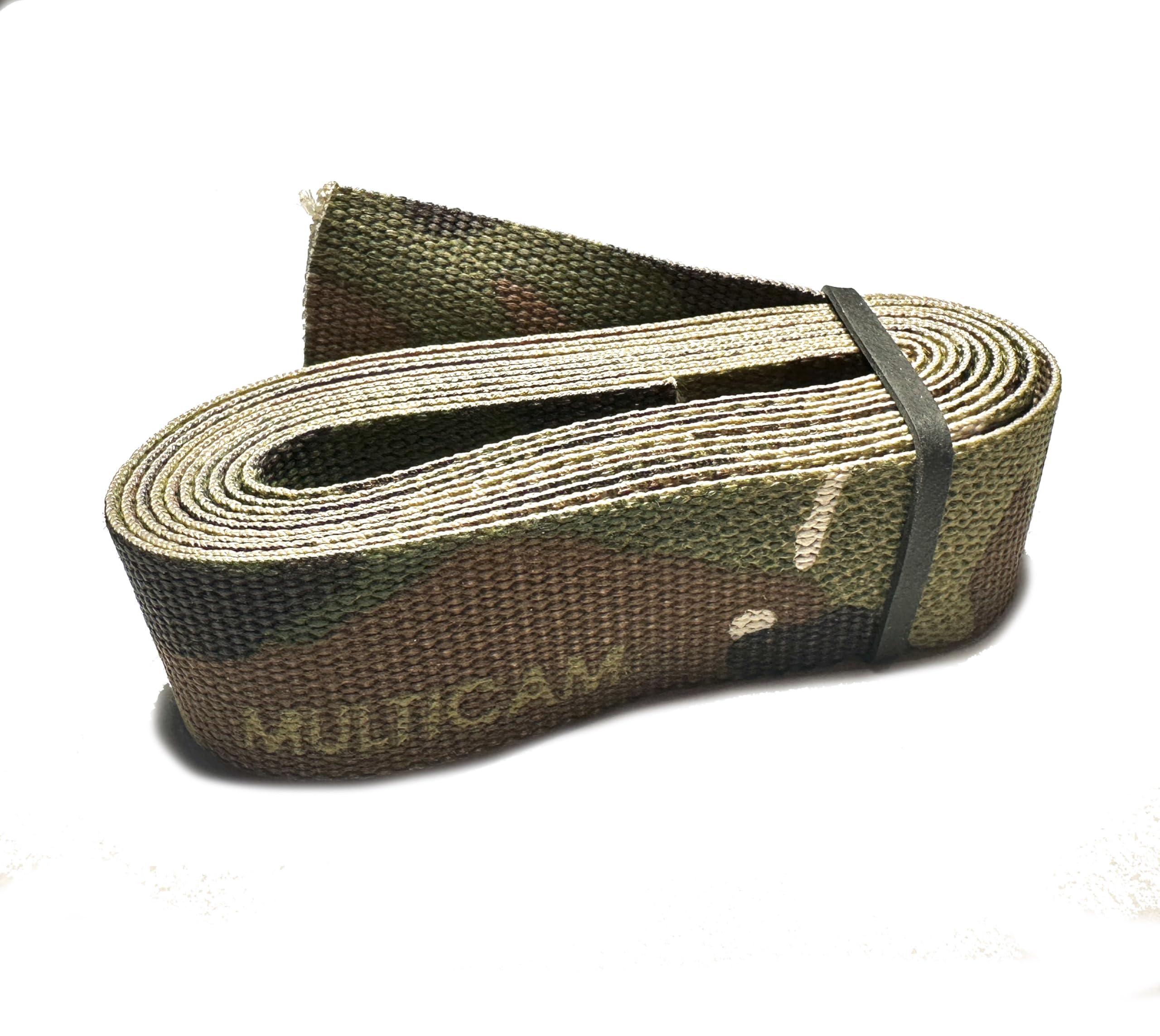 1 inch (25mm) Solution Dyed Cordura® Nylon Webbing, Printed 2-Sides, Multicam® Camo (36 inch) 1 Yard Total Length