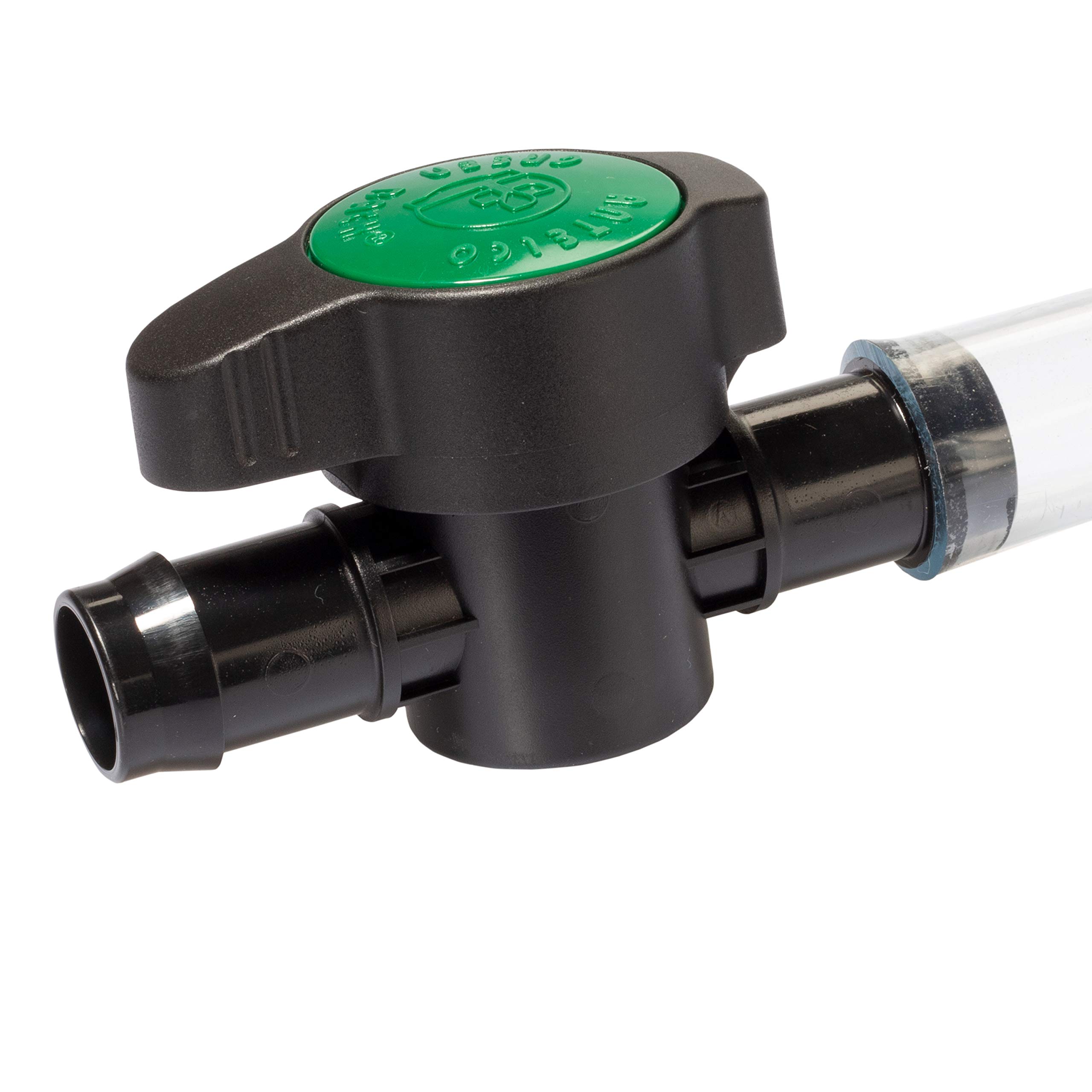 1 Inch Barbed Shut Off Valve - Simple On and Off Operation No Leak Design - Pack of 2 - Constructed from Lightweight Wear-Resistant Plastic