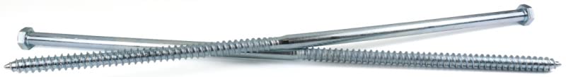 1/2" x 16" Lag Screws/Steel/Zinc / 20 Pc. Carton