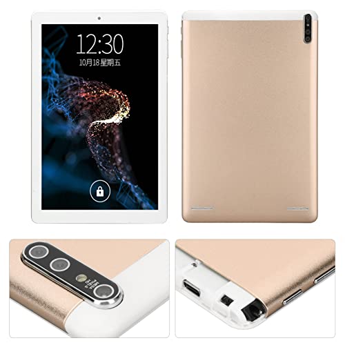 10 Inch Tablet pc, 6GB RAM 128GB ROM Octa Core Tablets, IPS HD Touch Screen and 3 Card Slots, 2.4g+5g WiFi, 8800mAh, 2.5Ghz CPU Tablet PC for 100β240V