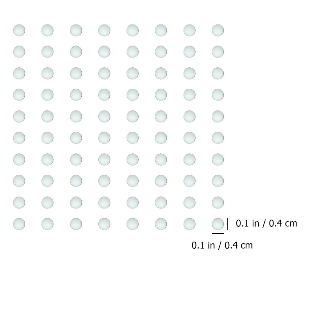 1 Pack Experimental Glass Beads Soda Lime Glass Beads Soda Glass Beads High Precision Glass Bead Round Clear Glass Ball Round Glass Beads High Precision Experimental Supply Mix Set