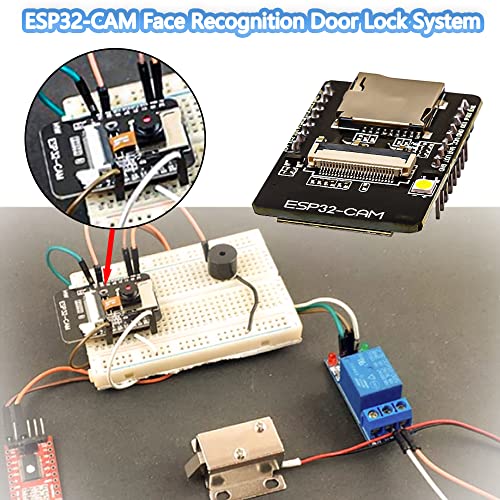 1 Pack for ESP32-CAM WiFi Bluetooth Development Board with OV2640 2MP Camera Module for Arduino Raspberry Pi