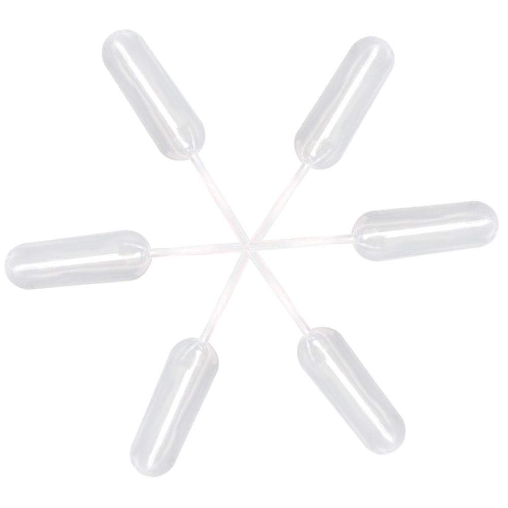100 Pcs 4ml Clear Plastic Pipettes Disposable Liquid Dropper Pipettes Squeeze Transfer Pipettes Liquid Injector for Strawberry Cupcakes, Chocolate and Ice Cream