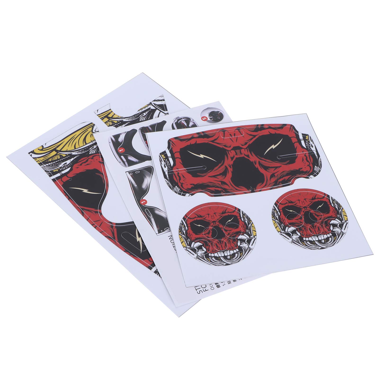 070 VR Headset and Controller Skin for Oculus Quest 2, PVC VR Glasses Controller Headset Stickers, Virtual