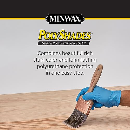 1/2 pt Minwax 21370 Classic Oak PolyShades Wood Stain and Polyurethane, Satin