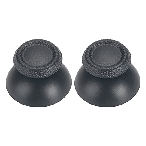 1 Pair Analog Joystick Thumb Stick Grip Cap Replacement for PS5 Controller Black