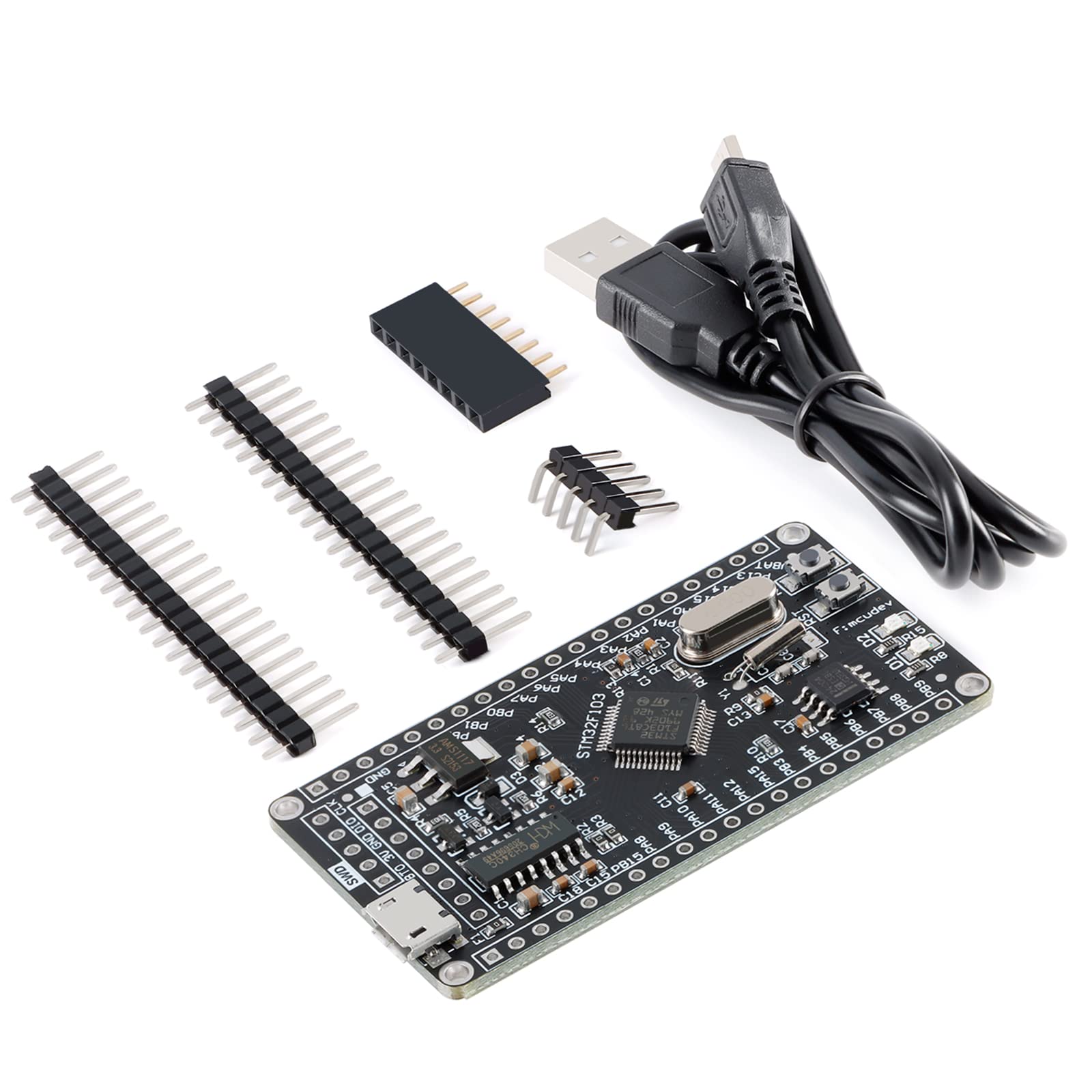 000 EC Buying STM32F103C8T6 Microcontroller Core Board/STM32 Learning Board/Development Board System Board Integrated ARM32-Bit Microprocessor CH340 Serial Port Download/I2C Interface MicroUSB
