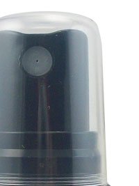 1 oz Amber Boston Round Glass Bottle with Fine Mist sprayer 6/bx