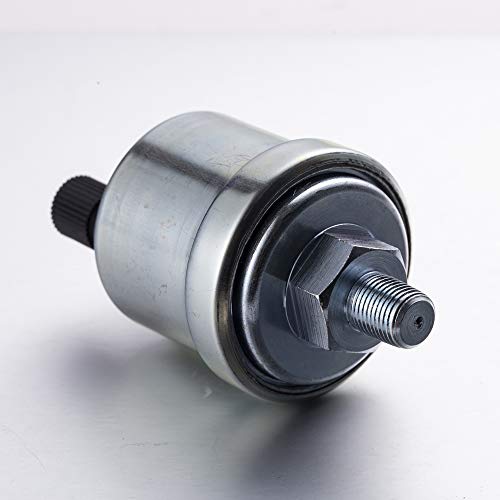 1/4 NPT 13mm Thread Oil Pressure Sensor 0 to 10 Bars Diesel Generator Engine Part Stainless Crew Plug Alarm Universal for VDO