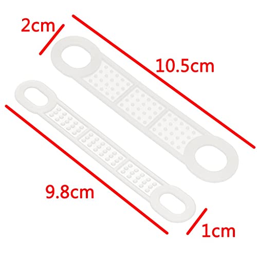 100x Stretchy Anti-Slip Silicone Hanger Grips Clothes Hanger Strips Pads