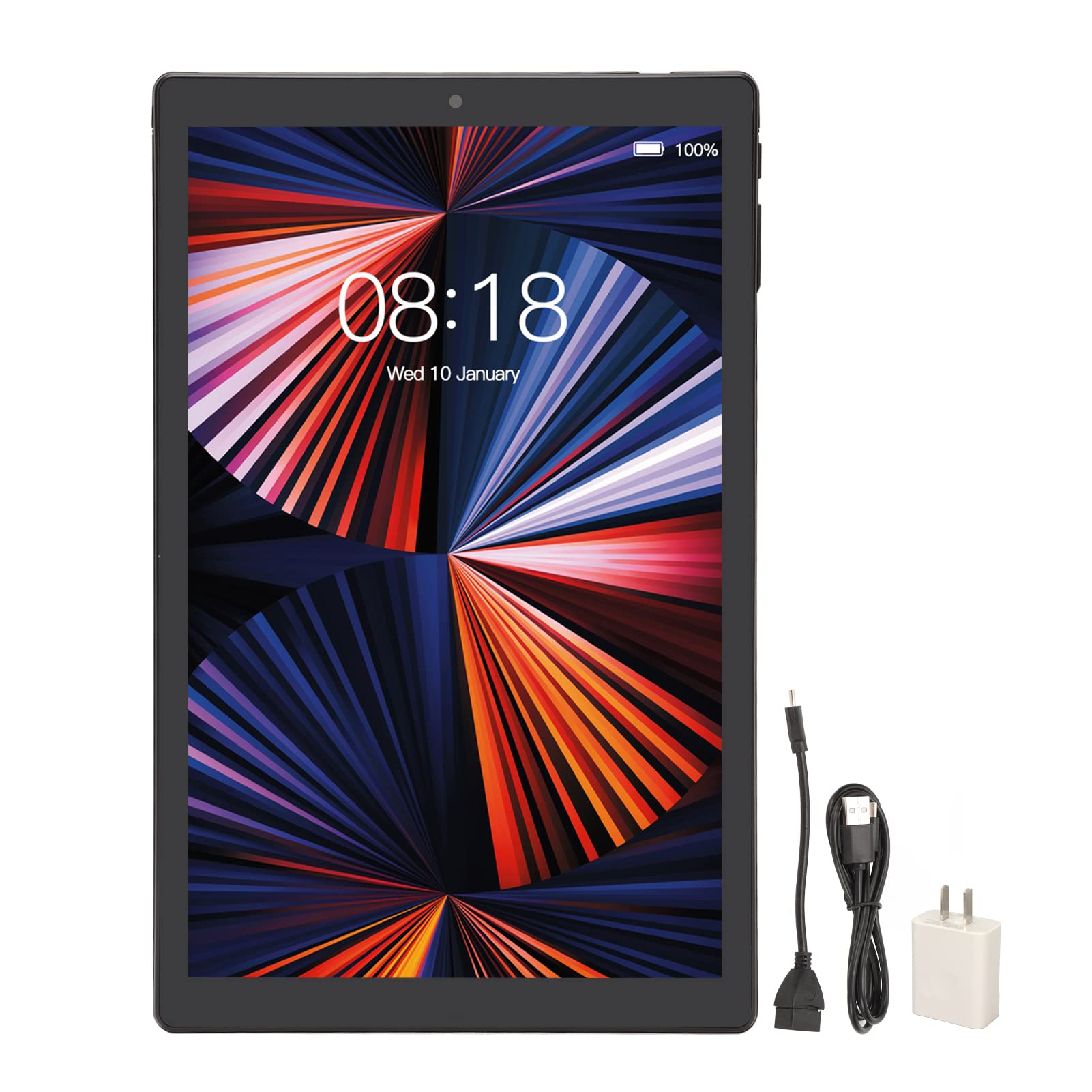 10 inch 11.0 Tablet, 2.4G 5G WiFi Phone Tablet, 3G Phone Call, 4GB 64GB 128G, 1080x1920 IPS HD, 10 Core, Dual Sim Card, Front 800w Rear 1300w, BT, Touch Screen