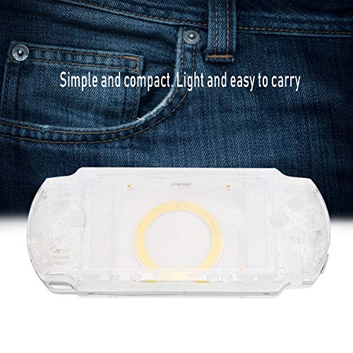 01 02 015 Console Case, Simple and Compact Game Console Replacement Shell with Screwdriver for Game Accessories(Transparent)