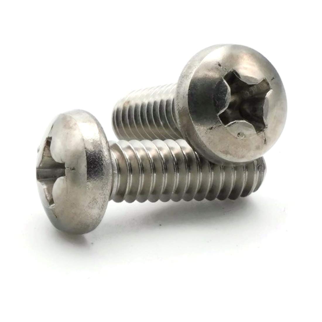1/4"-20 Phillips Pan Head Machine Screw 316 Stainless Steel 1/4"-20 x 1-1/2" Qty 25