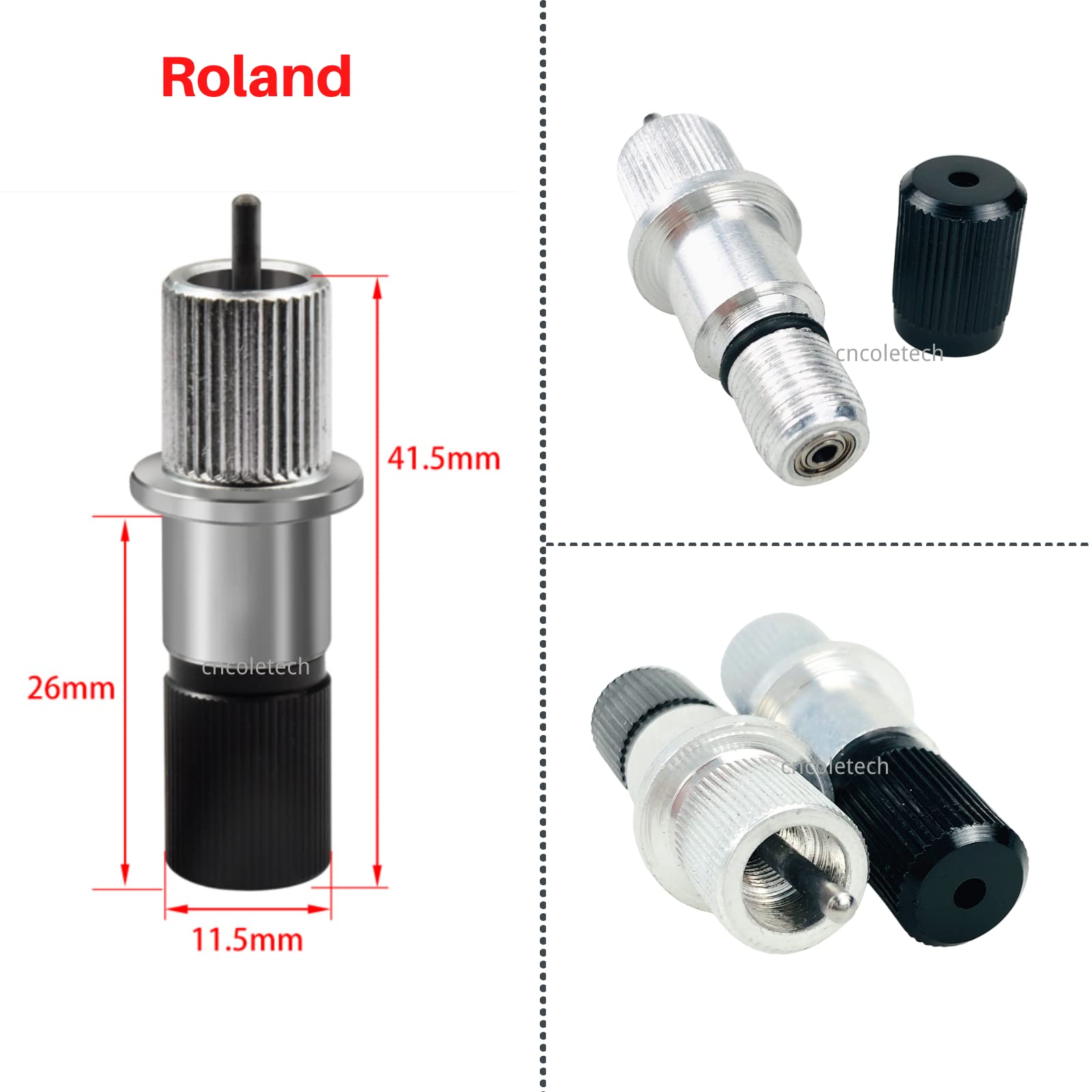 1 holder +15pcs 5x30+5x45+5x60 Blades for Roland Vinyl Cutter blade Holder
