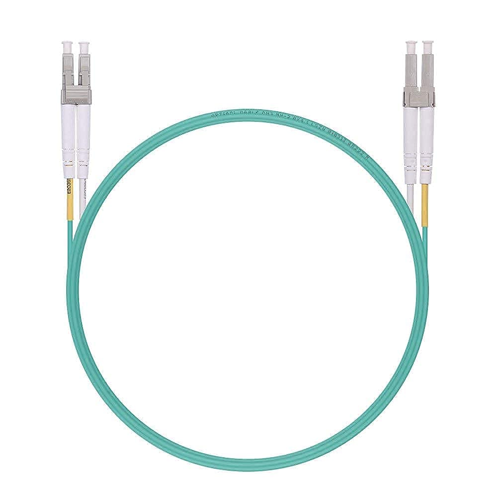 2 Pack 10G SFP+ SR Transceivers with 1m OM3 LC to LC Fiber Patch Cable, SFP+ to LC Multimode Module Compatible for Cisco SFP-10G-SR