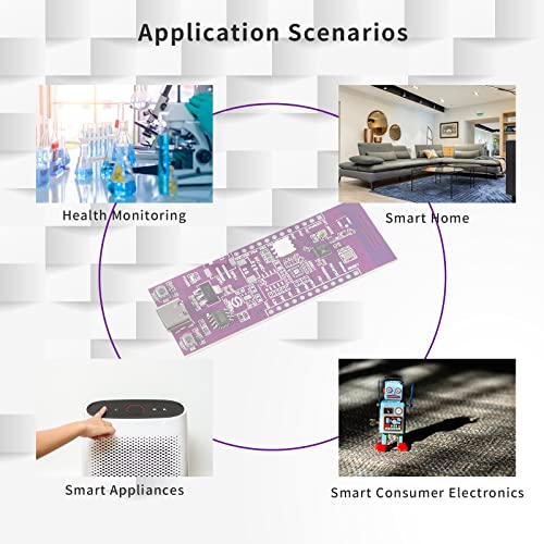 000 EC Buying HLK-W800-KIT Development Board, Chip Integrated 32-Bit CPU Microprocessor, STM32 Embedded Microcontroller I2C 12S SPI Support 2.4G Wi-Fi, Suitable for Single Board Computer