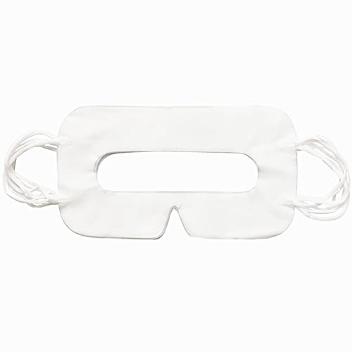 100 Pack White Disposable VR Face Covers Sanitary VR Mask Pads Covers for HTC Vive/PS VR/Gear VR/Oculus Rift
