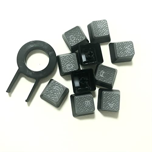 10 Keys Keycaps for Corsair K70 K95 K65 K70 MK.2 K90 / Corsair K100 RGB Mechanical Gaming Keyboard and Other Mechanical Keyboard with MX switches (Grey)