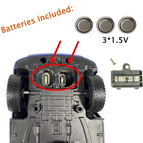 1:32 Scale Model 3 Car Toy Pull Back with Sound and Light, Alloy Diecast Mini Vehicles Toys for Kids Gift or Tesla Car Model Collection Enthusiasts Gift (If Hard to Choose,Buy White!)