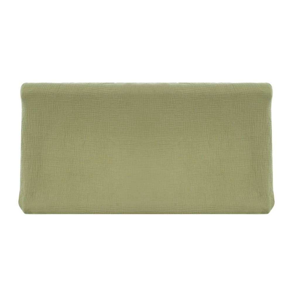 1 Pack Premium Stretchy Crib Sheets Quality Pad Cover - Ultra Soft Cotton Hypoallergenic, Silky Comfort Knit Sheets, Safe and Snug Bed Decoration for Baby Newborn (Green)