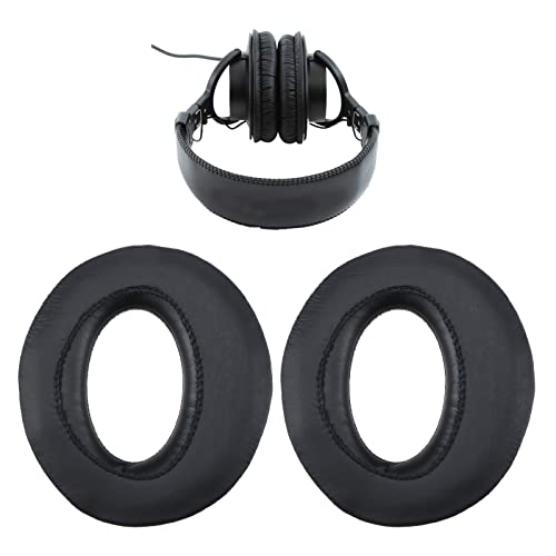 1 Pair Earpads Compatible with Sony MDR-RF970 960R 925R 860F 865R Headphones Replacement Leather Soft Foam Ear Cushions Headset Repair Parts Black
