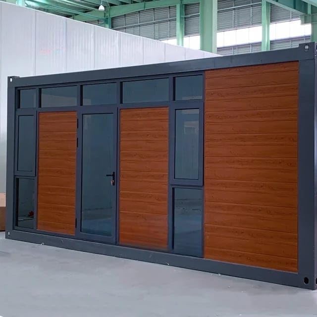 1 Bedroom 20FTX10FT Container Houses Prefab Tiny Homes to Live in for Adults Mini Foldable Mobile Home Modular Guest Homes kit casas prefabricadas para Vivir with Water & Electricity