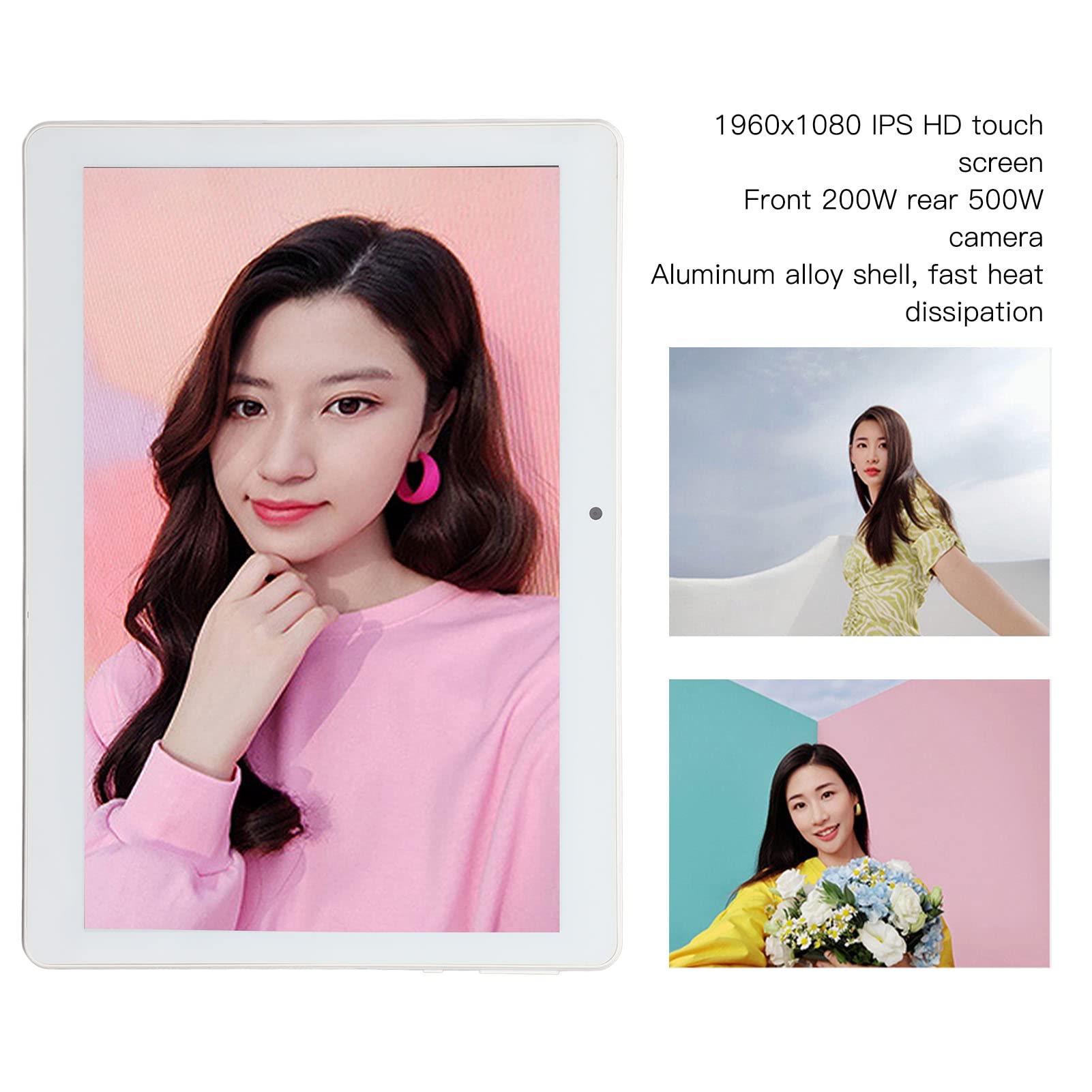 10 inch Tablet for Android 11, 1960x1080 HD Screen, 2GB 32GB ROM, Octa Core Processor, Dual Sim Call Tablet, Tablet PC Bluetooth()