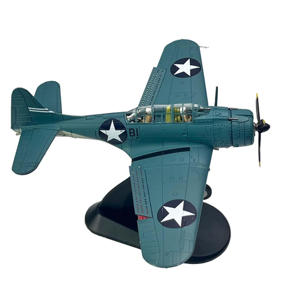 1/72 Scale WWII Midway SBD Dauntless Dive Bomber Plane Diecast Metal Aircraft Model Gift Ornament Collection