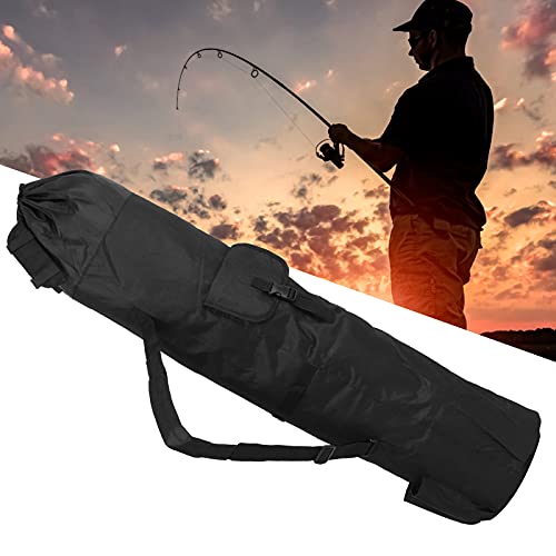 01 Fishing Tackle Tools Bag, Fishing Tackle Tools Storage Bag Waterproof Multifunctional for Fishing Gear Accessories(Black)