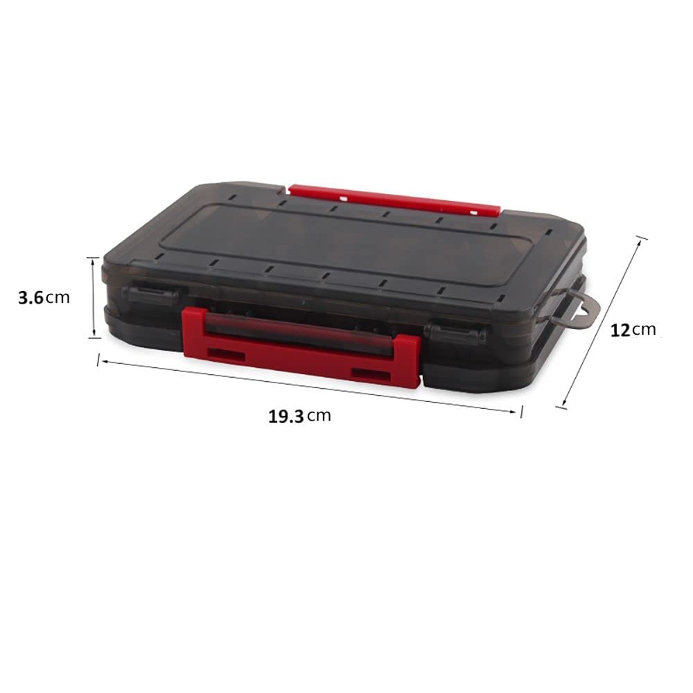 1 PC Fishing Box,Fishing Organizer Double Sided Bait Lures Box for Hook Storage