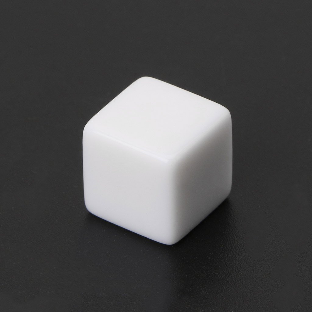 10Pcs D6 Dice 12mm Die Six Sided Table Gaming Dice Blank for Role Playing Toys