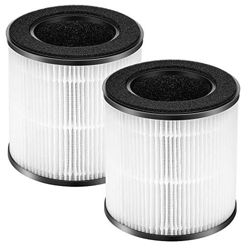 1 Pack H13 True HEPA Replacement Filter Compatible with Afloia Fillo/Halo/Mooka (3 Pack)
