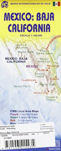 1. Mexico: Baja California Travel Reference Map 1:650,000 (International Travel Maps / Mapas Internacionales De Viaje)