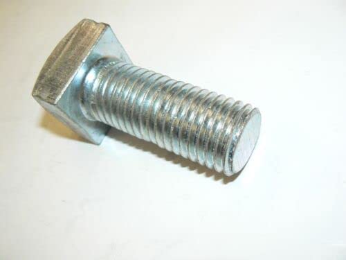 1 1/8"-7 x 2 3/4" Square Head Machine Bolts - Zinc Plated - Lot of 4 Pcs. HQ
