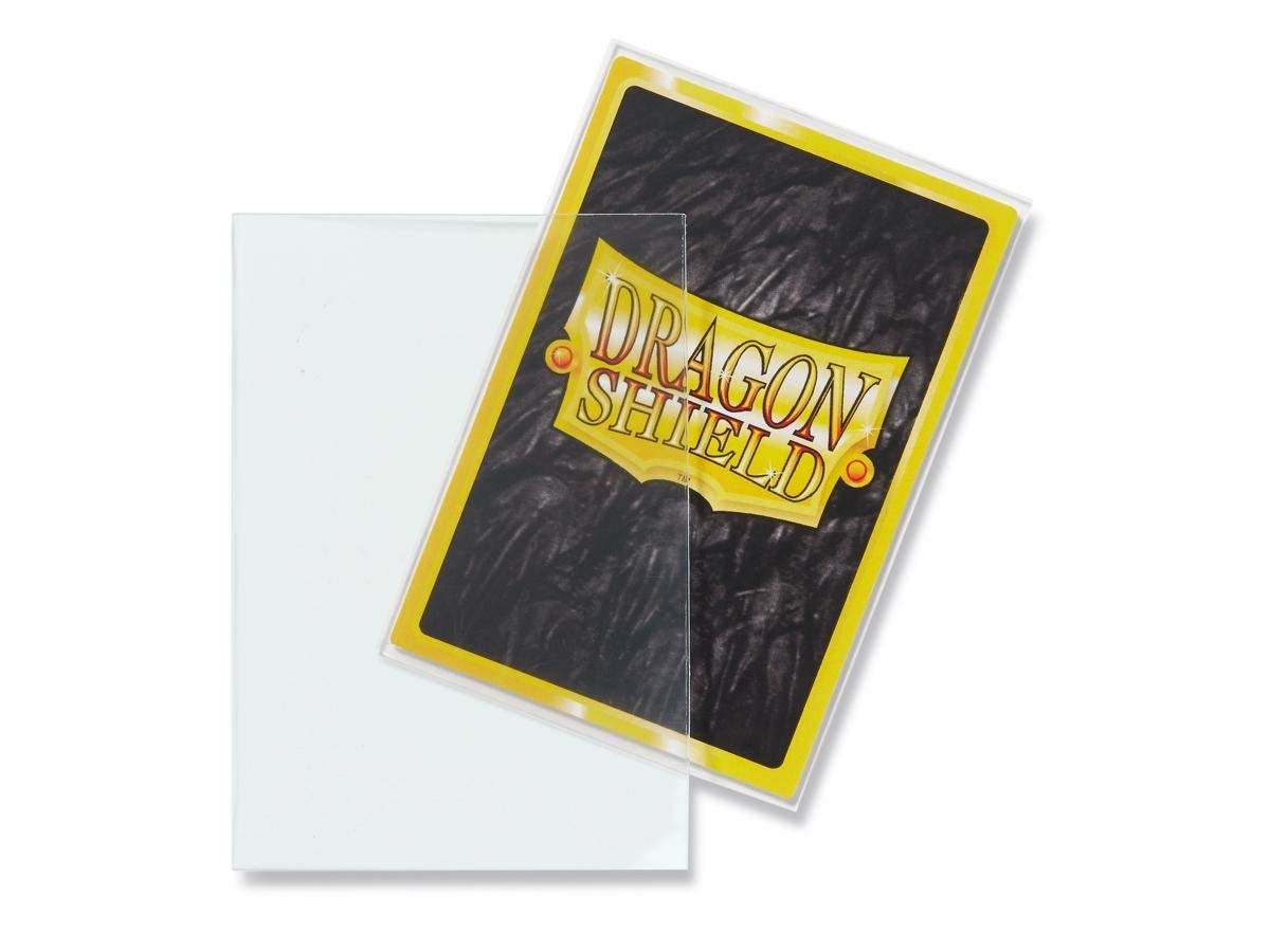 10 Packs Dragon Shield Classic Mini Japanese Clear 60 ct Card Sleeves Display Case