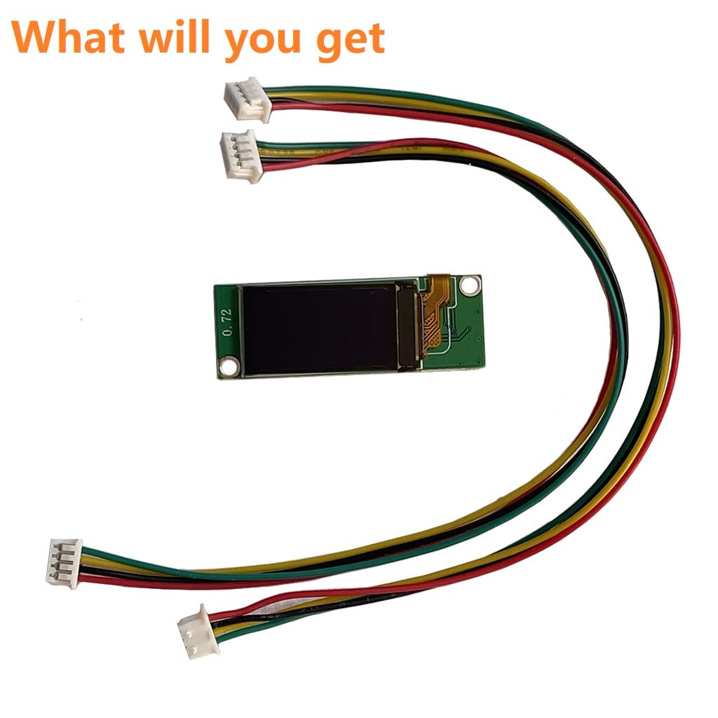 0.78 Inch OLED LCD Display Module Fsuoech 128x80 SPI Serial Port Driver SH1107 Software Ping-Pong Operation Scrolling Display for arduino microPython NodeMCU ESP8266 STM