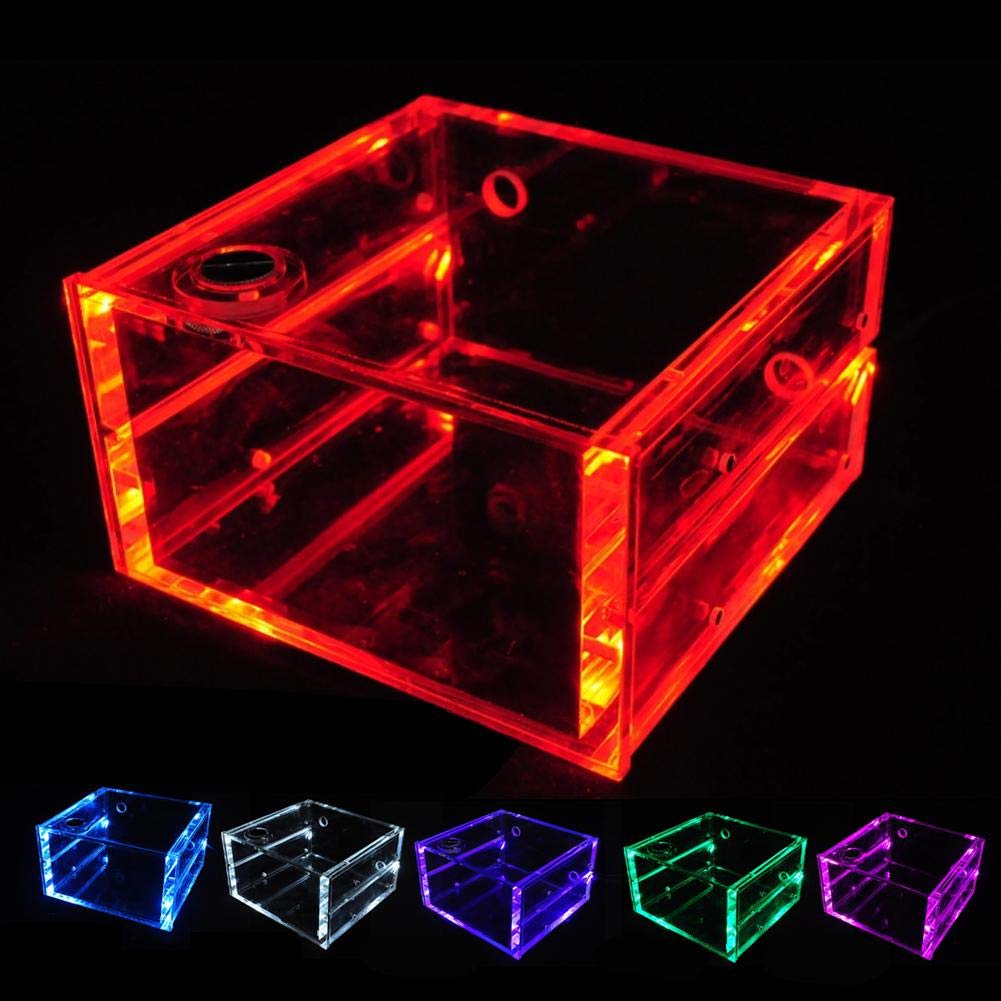1.25L Acrylic Water Transparent PC CPU Water Block GQSX Y3 Water Cooling Reservoir Radiator Computer Accessories