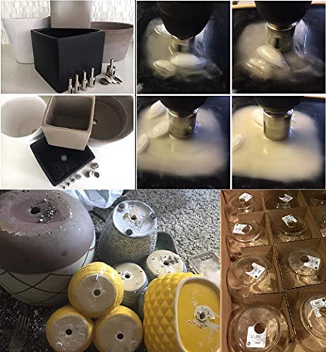 1 Inch Diamond Hole Saw Drill Bit Tiles, Glass, Fish Tanks, Marble, Granite Countertop, Ceramic, Porcelain Core Holesaw Drill Terra COTA Flower Pot Drain Holes DIY Size