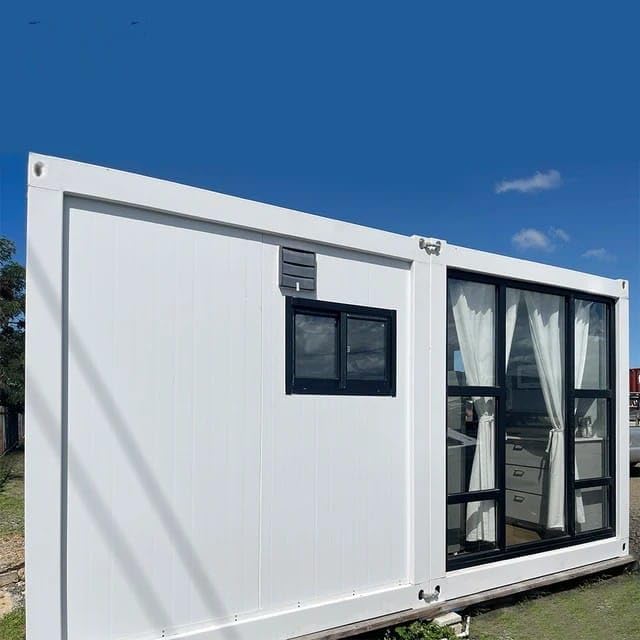 1 Bedroom 20FTX10FT Container Houses Prefab Tiny Homes to Live in for Adults Mini Foldable Mobile Home Modular Guest Homes kit casas prefabricadas para Vivir with Water & Electricity