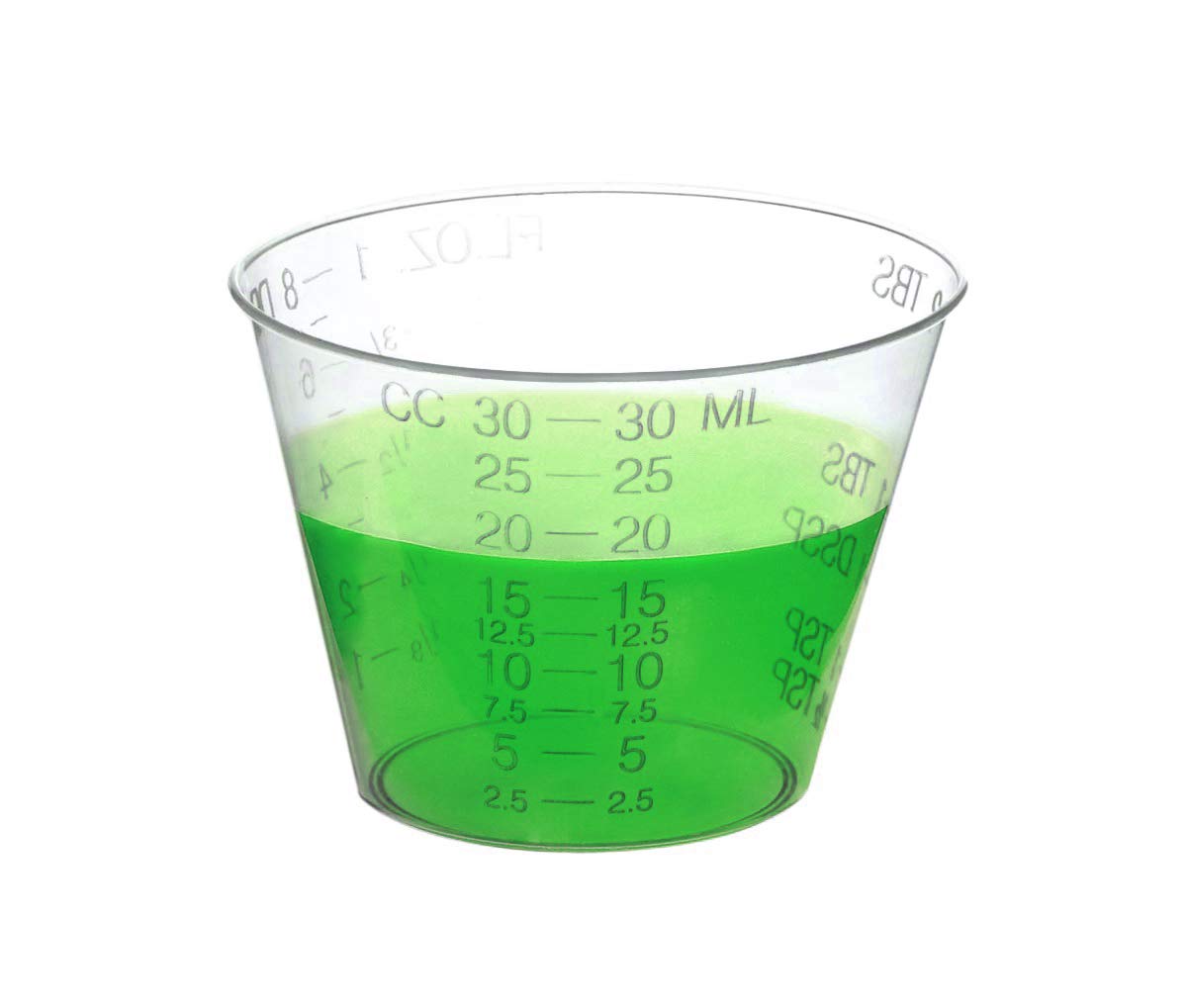 1 Oz Epoxy Resin Mixing Cups - 1 Ounce Disposable Graduated Plastic (300 Cups)