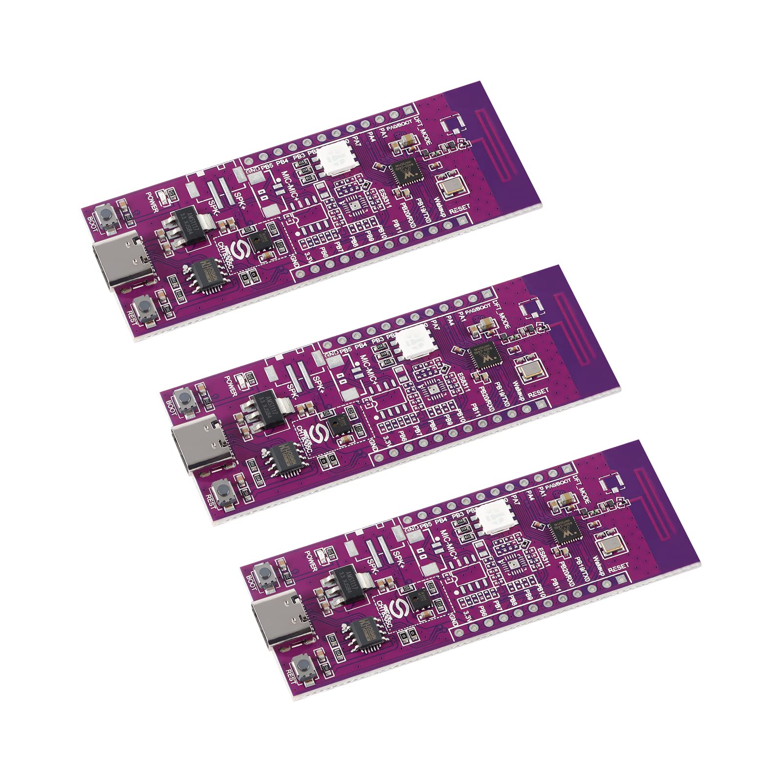 000 EC Buying W800-KIT-PRO Development Board Chip Integrates 32-Bit CPU Processor, Embedded STM32 Microcontroller/MCU Multi-Functional Development Board WiFi BT I2C 12S SPI Suitable for Smart Home