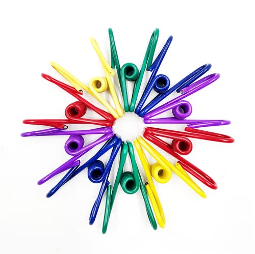 10 Pack Chip Clips Bag Clips, Multi Purpose Clips,Clothes Pins with Multiple Colors for Chip Bag Clips, Food Sealers, Clothes Hanging, Paper Clips in Home, Food Packages,Kitchen and Office