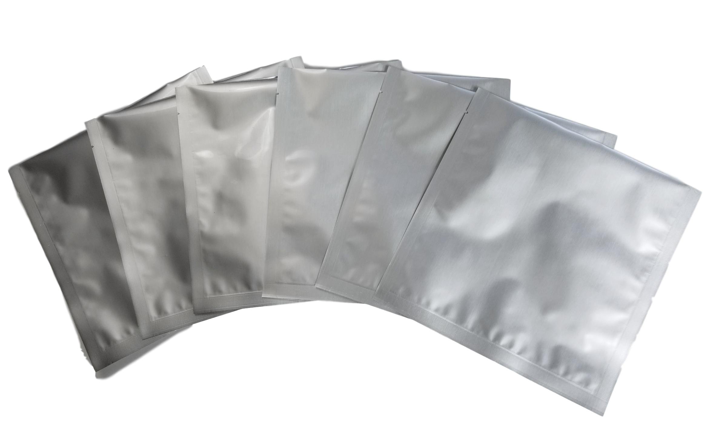 1 Quart Mylar Bag 5 Mil 8"x8" Genuine Aluminum Foil Lined Bag for Long Term Food or Herb Storage (50)