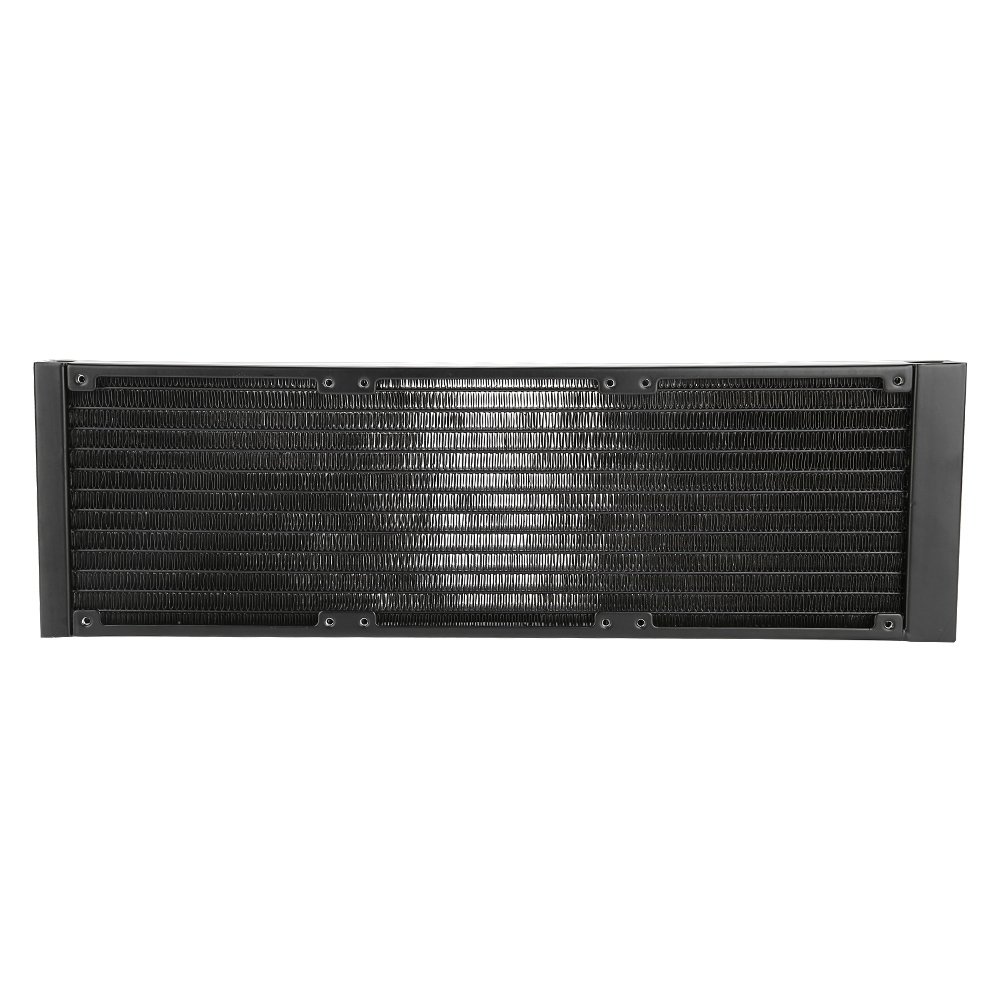 12 Tubes PC Heat Exchanger,Aluminium G1/4 Thread Heat Exchanger Radiator,Water Separator Water Cooler,for PC CPU Computer Water Cool System(360mm)