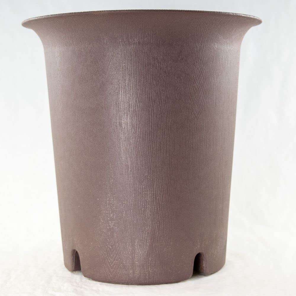 1 Pcs Round Cascade Plastic Bonsai, Succulent Pot & Orchid Planter 7.75"x 7.75"x 8"