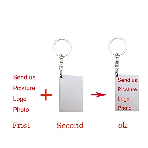 1.6Γ2.4ich Personalized Custom Keychain Print Logo Photo Picture Key Chains Holder 4Γ6cm